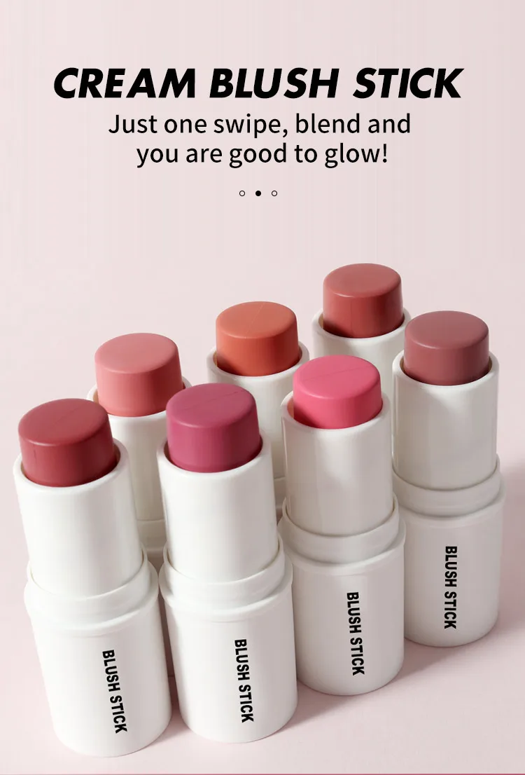 Custom Logo Cheek Tint Pink Cream Blusher - Waterproof & Vegan