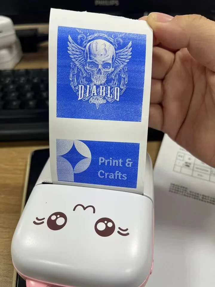 S Tik Tok Hot Portable Thermal Printer Mini Print Paper Photo Pocket Bt ...