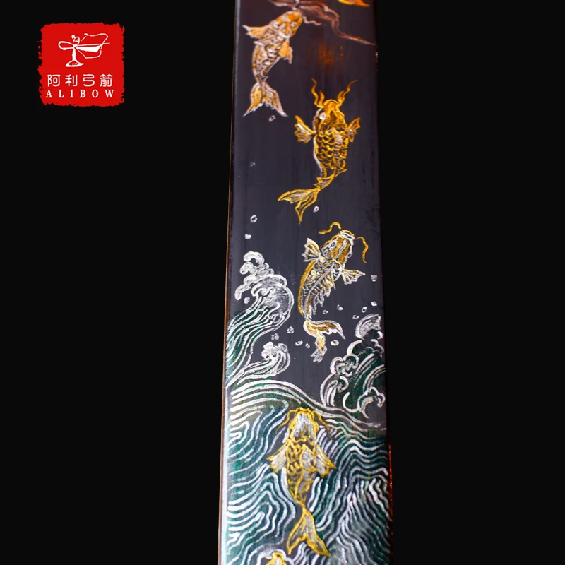 Alibow Traditional Recurve Bow - Custom Exquisite Painted Decoration ...