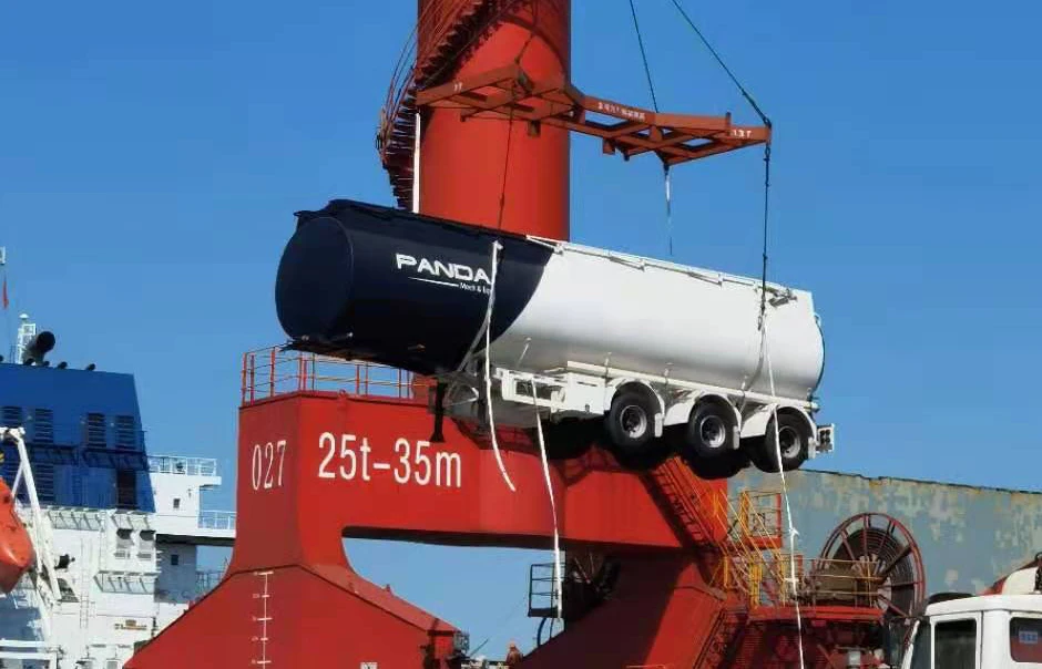 Multiple Compartments 42cbm 45000lt Tanker Aluminum Fuel Tank Semi ...