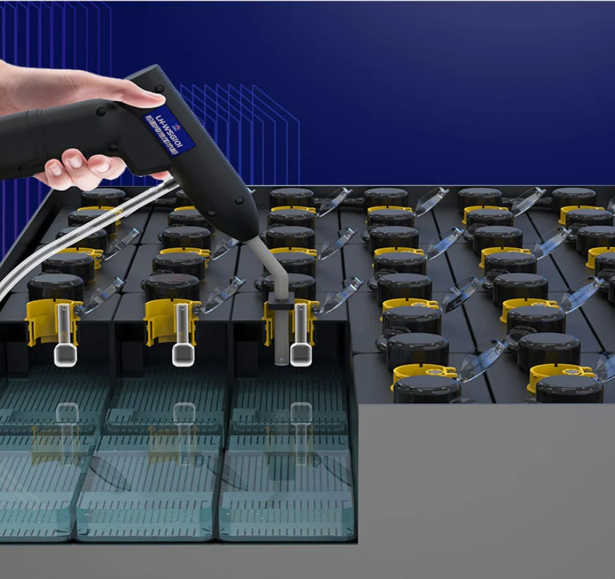 Battery Filling Gun with Level Sensing - Efficient Refills