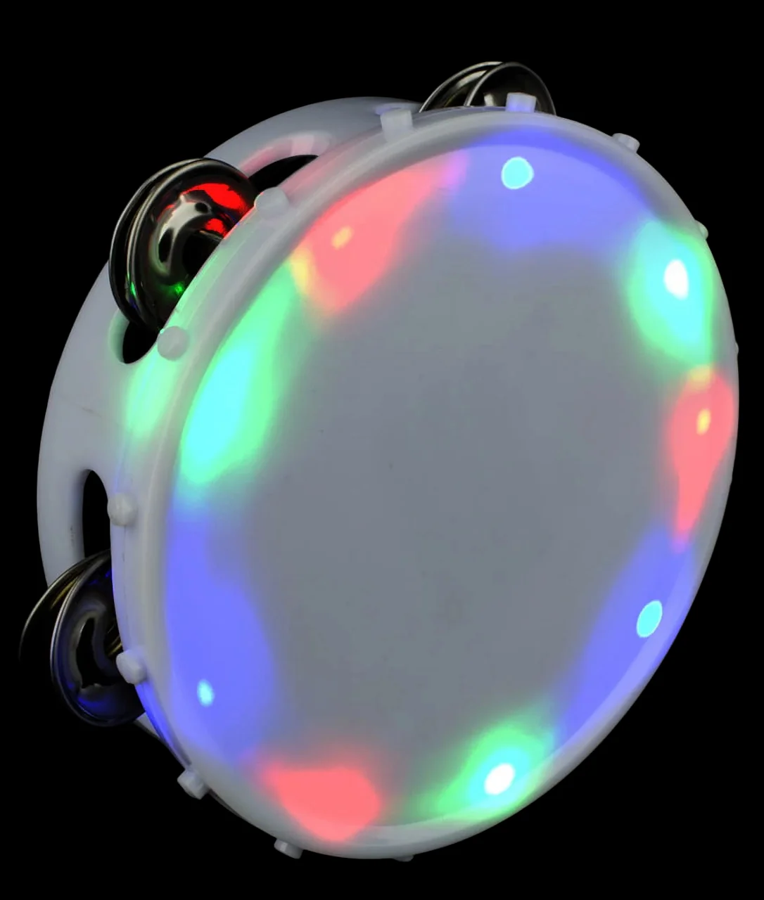 LED Tambourines - Multi Colored Fun for Kids and Events