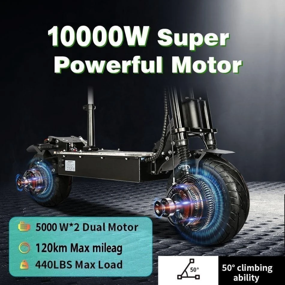 HCBK Electric Scooters - off-Road Performance & Foldability