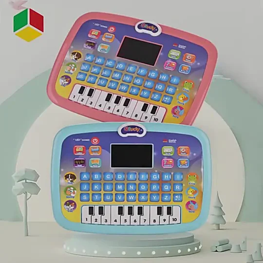 Qs Kids Early Educational Funny Led Screen Tablet Pad Computer Toys ...