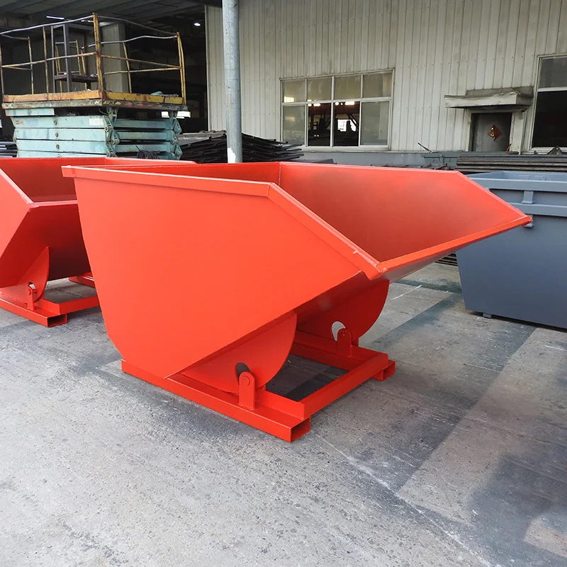 Mini Scrap Metal Tipper Skip Bin Mobile Forklift Tipping Bin - Buy ...