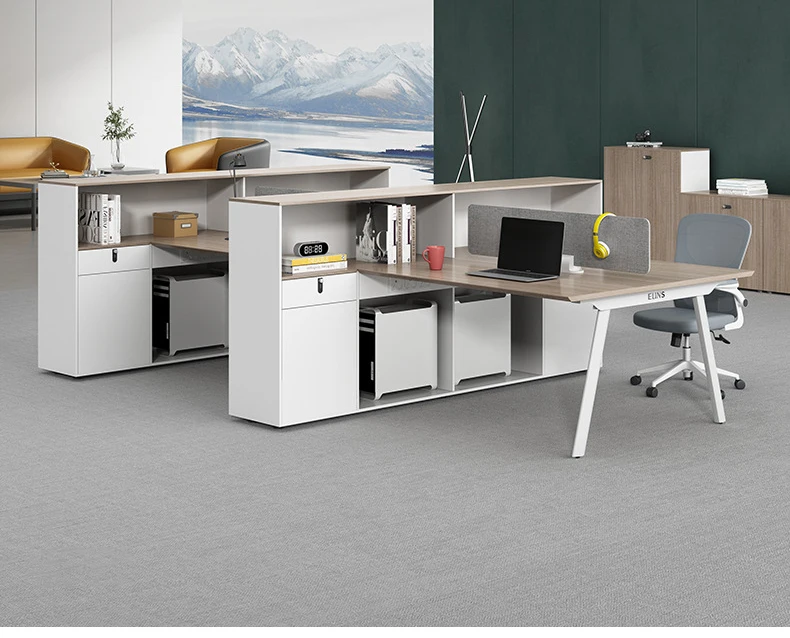 Modern Partition Screen Office Desk Combination Modern Open Work Desk ...