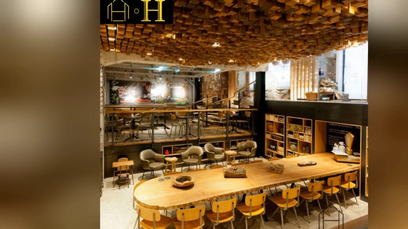 Modern Mall Coffee Shop Display Stand Counter Customized Coffee Shop ...