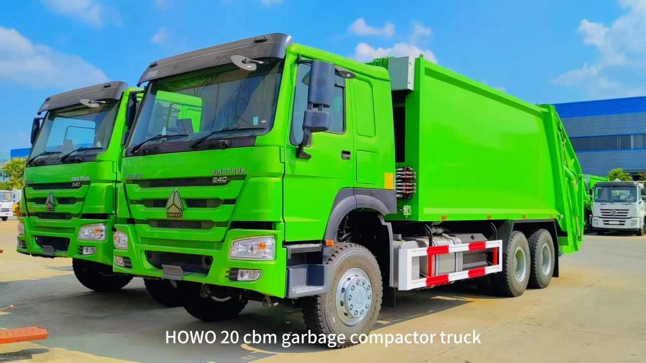 Sinotruk Howo 4x2 10m3 Swing Arm Garbage Truck Rear Loader For Sale ...