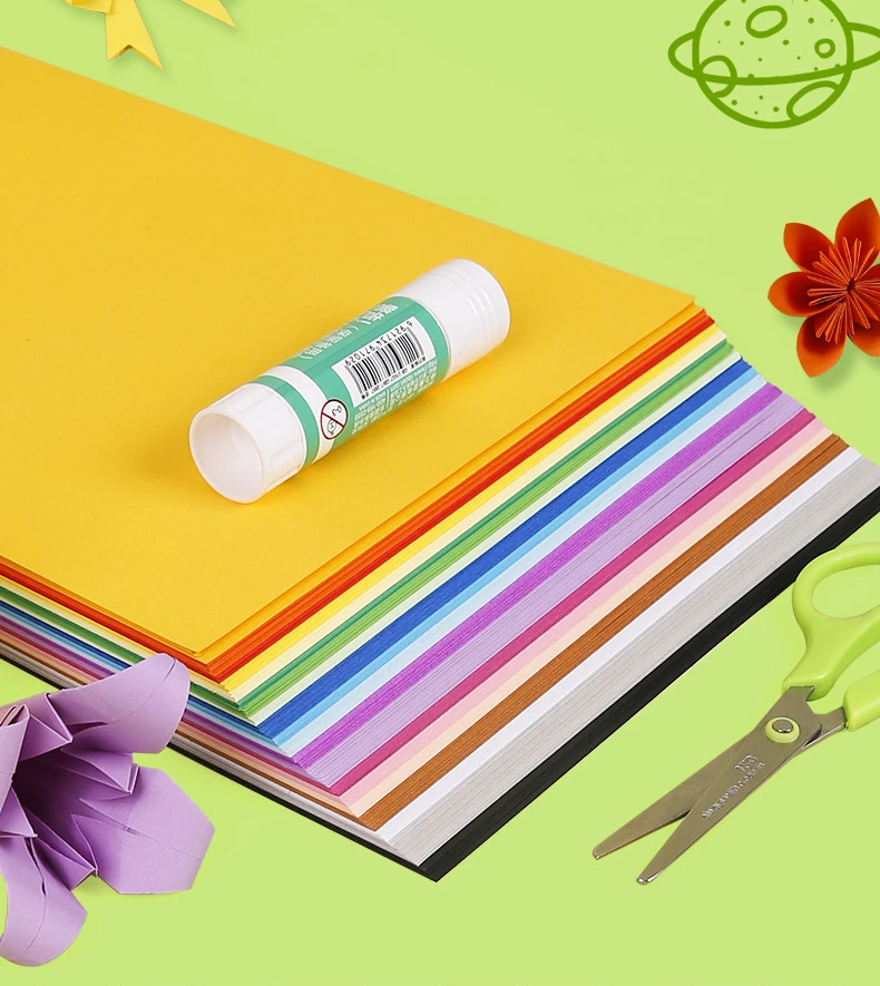 Origami Colored Paper Suit A4 Cardboard Kindergarten Children Primary ...