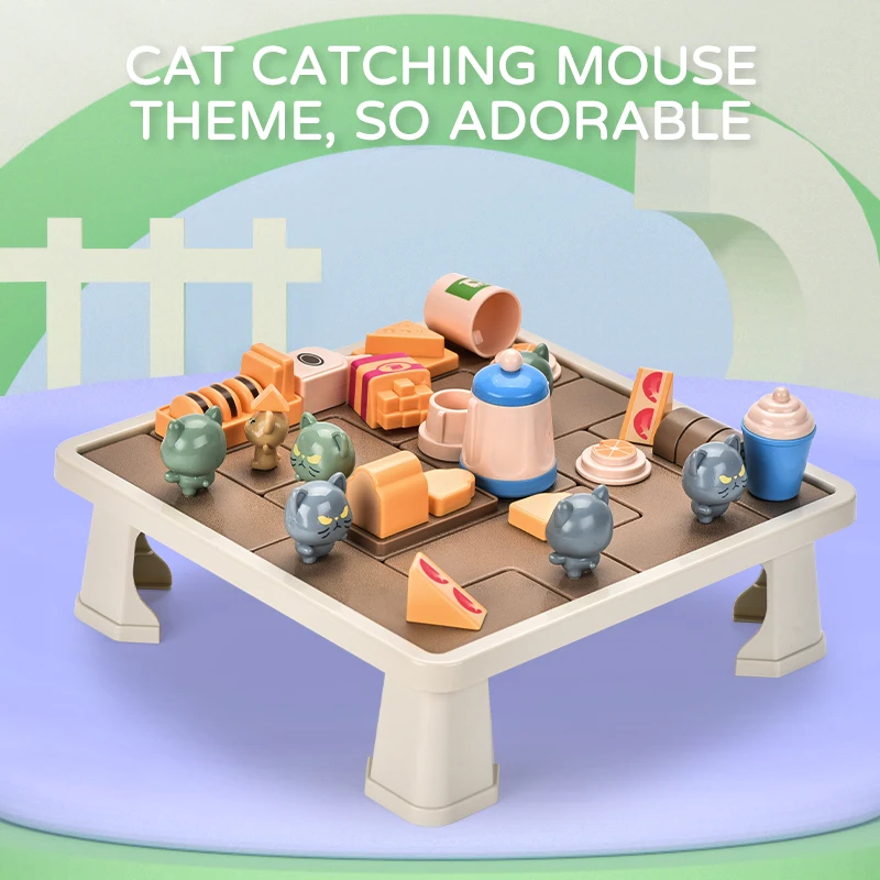 Fun Board Games Toys Cat And Mouse Game Toys Set Puzzle Game For Kids ...