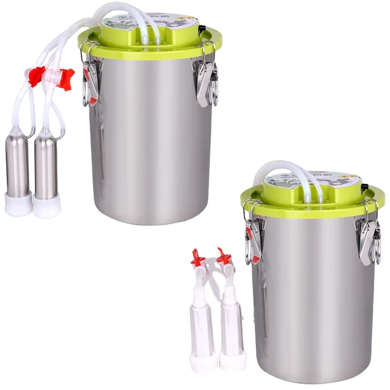 16L Electric Pulse Automatic Cow Milking machine With Stainless Steel ...