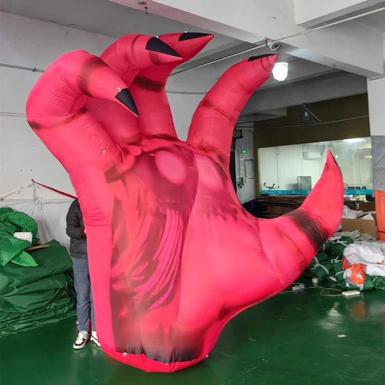 Giant Inflatable Devil Skeleton Hand for Party Halloween Decoration ...
