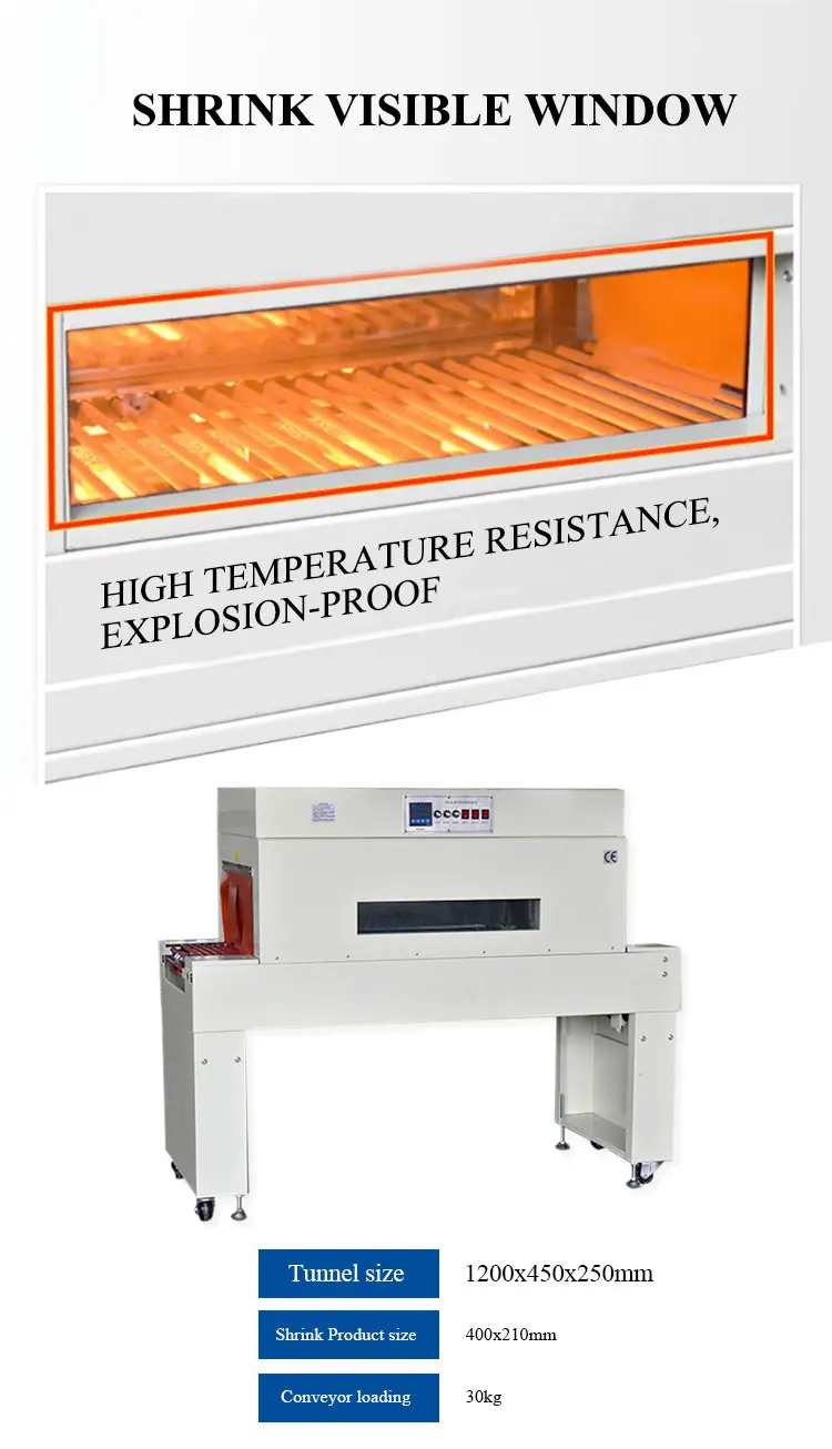 Bropack Packing Fql450lb Bottle Shrink Wrapper Machine Shrink Wrapping Machine Automatic