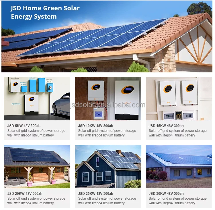 Jsdsolar 30kw Hybrid Solar System 30 Kw 30kva 25kw 20kw Solar Panel System For Home With Lithium ...