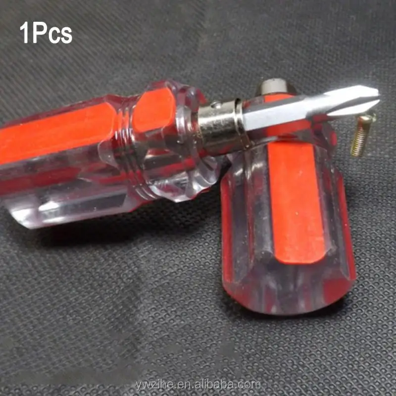 Mini Bidirectional Swivel Screwdriver Flat Tip Screwdriver Double ...