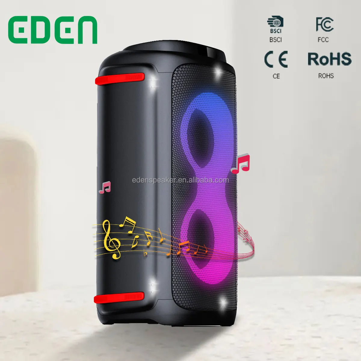 Big Power Equipo De Sonido Dual 6.5inch Partybox Dj Box Party Speaker ...