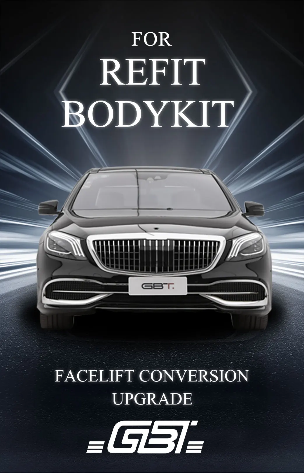 Gbt Mercedes W221 To W222 S Class Body Kit Exterior Conversion Kits For ...