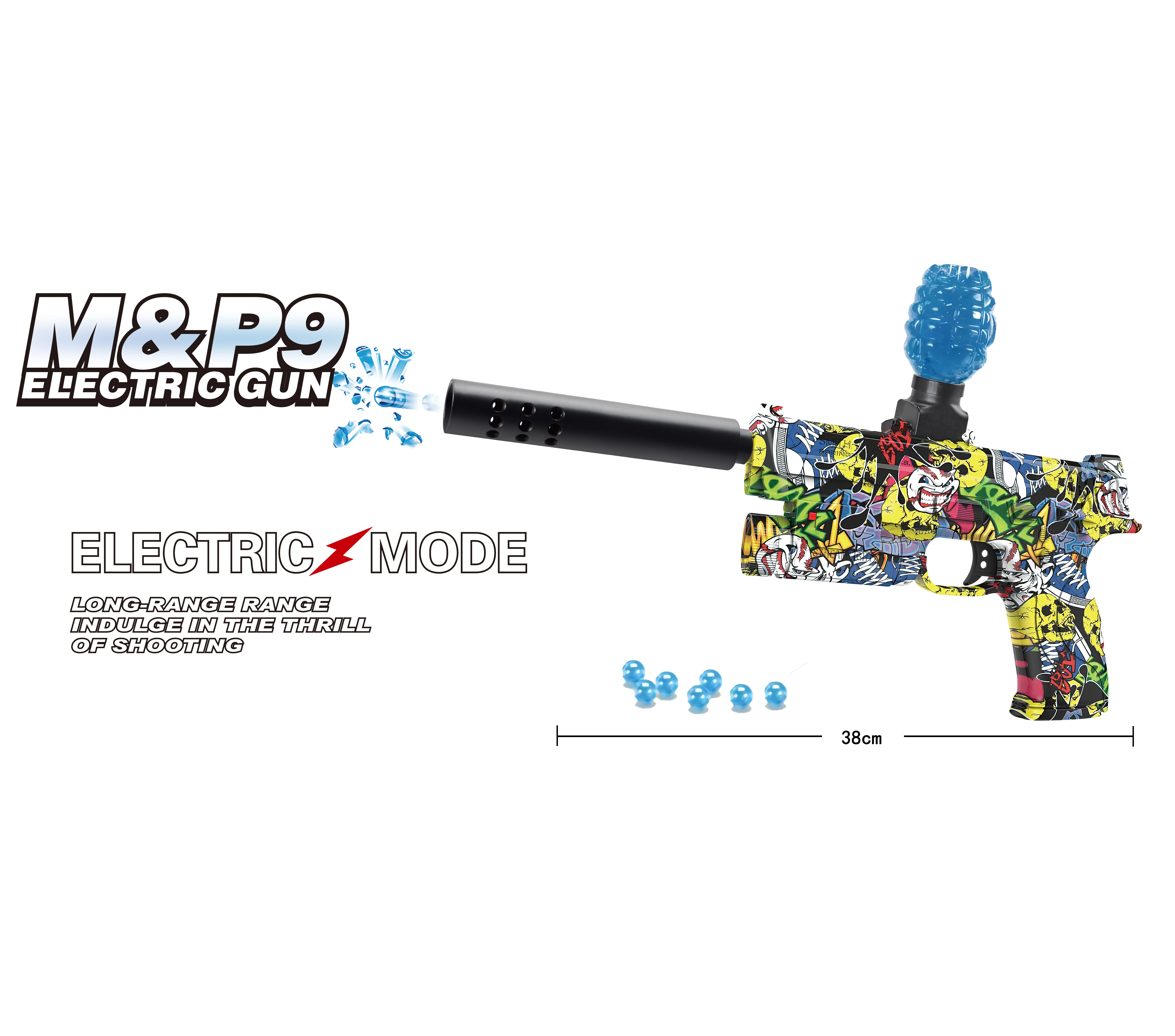 M4a1 Outdoor Shooting Games Splatter Ball Hydrogel Electric Water Gel ...