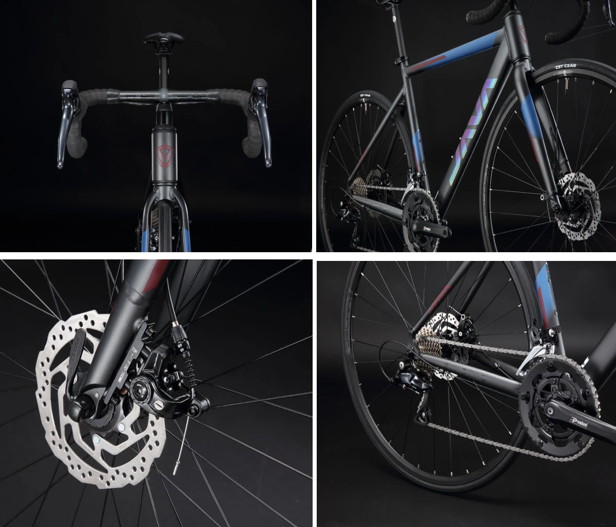 Java RONDA Road Bike - 18 Speed Gravel Cycle with Disc Brakes