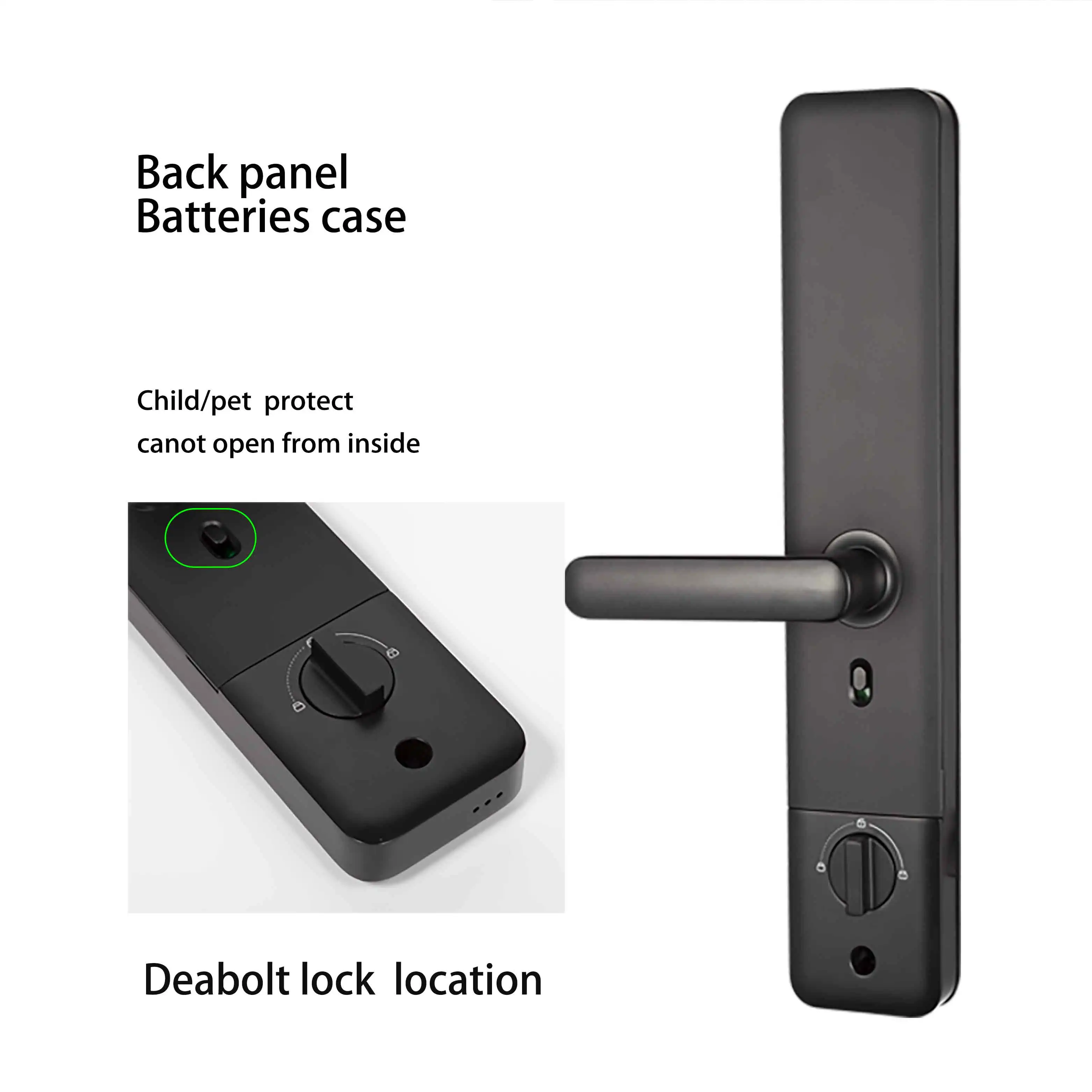 Fingerprint Keyless Biometric Door Lock - Tuya Smart Lock