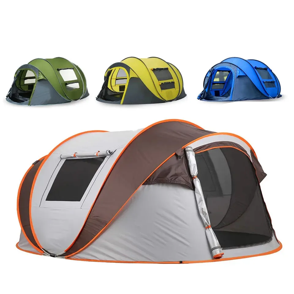 Portable Instant Family Tent Multi-person Rainproof Camping Tent 4-5 ...