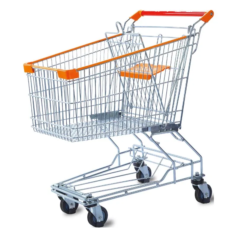 Grocery Supermarket Shopping Mall Cart Asian Style Shopping Trolley ...