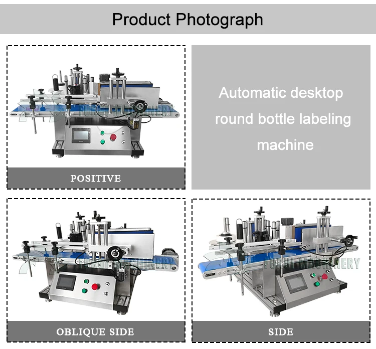 Automatic Round Bottle Jar Labeling Machine Price/beer Glass Plastic ...