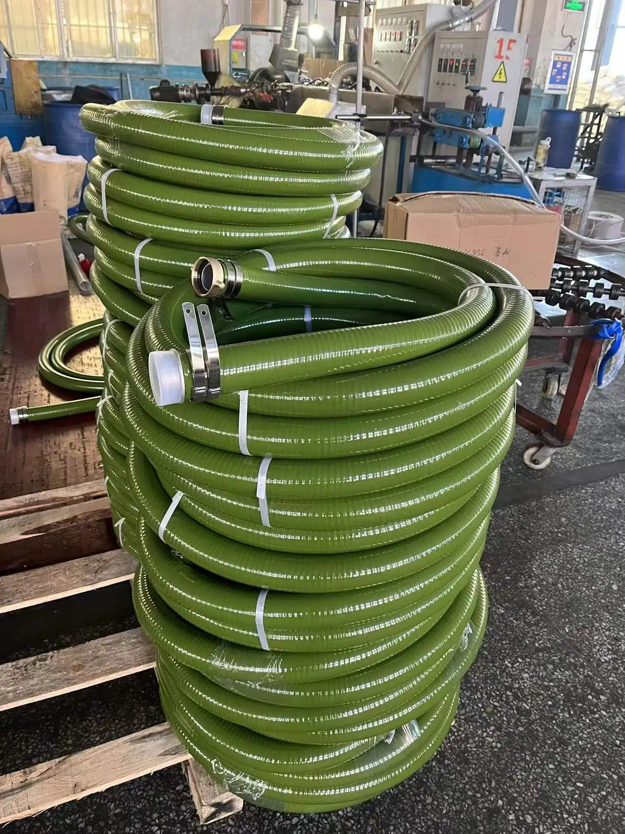 Flexible Plastic Pvc Heavy-duty Spiral Corrugated Suction Hose 3 4 5 6 ...
