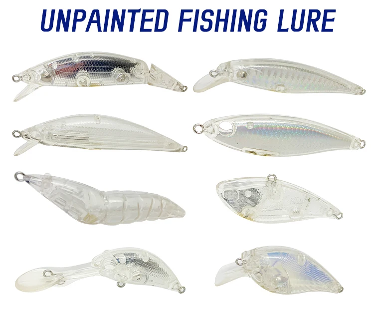 Unpainted Square Bill Crankbait Blanks Wholesale Floating Hard Abs ...