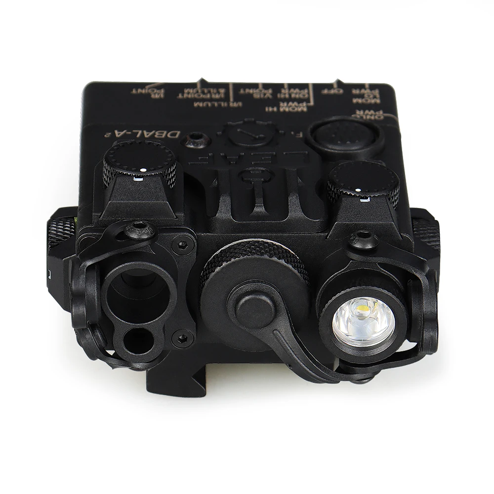 Tactical Hunting Flashlight Nylon Version Dbal-a2 Red Laser Dual Beam ...