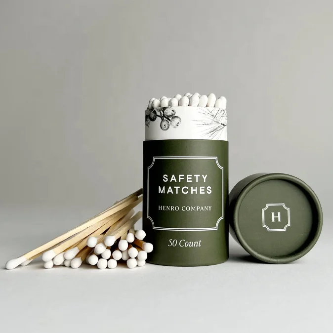 Recycled Material Eco Friendly Custom Logo Long Sticks Matches ...