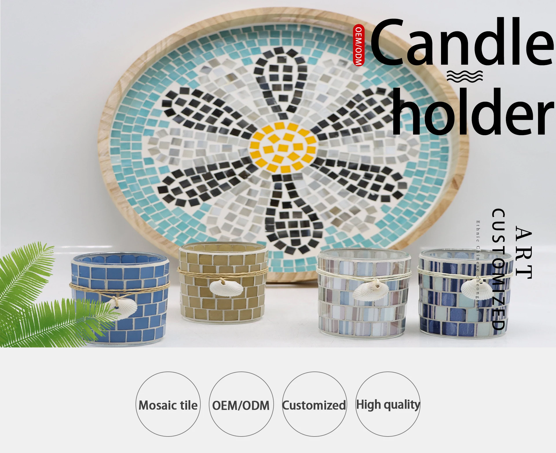 Mediterranean Style Mediterranean Mosaic Tile Surface Home Decoration ...