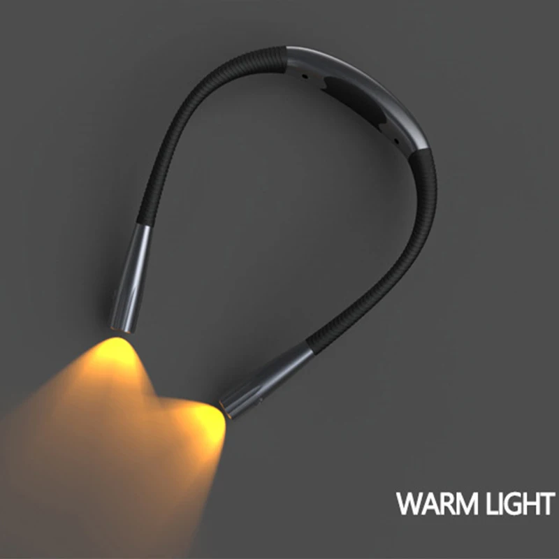 EGH USB Rechargeable Portable LED Neck Light for Reading