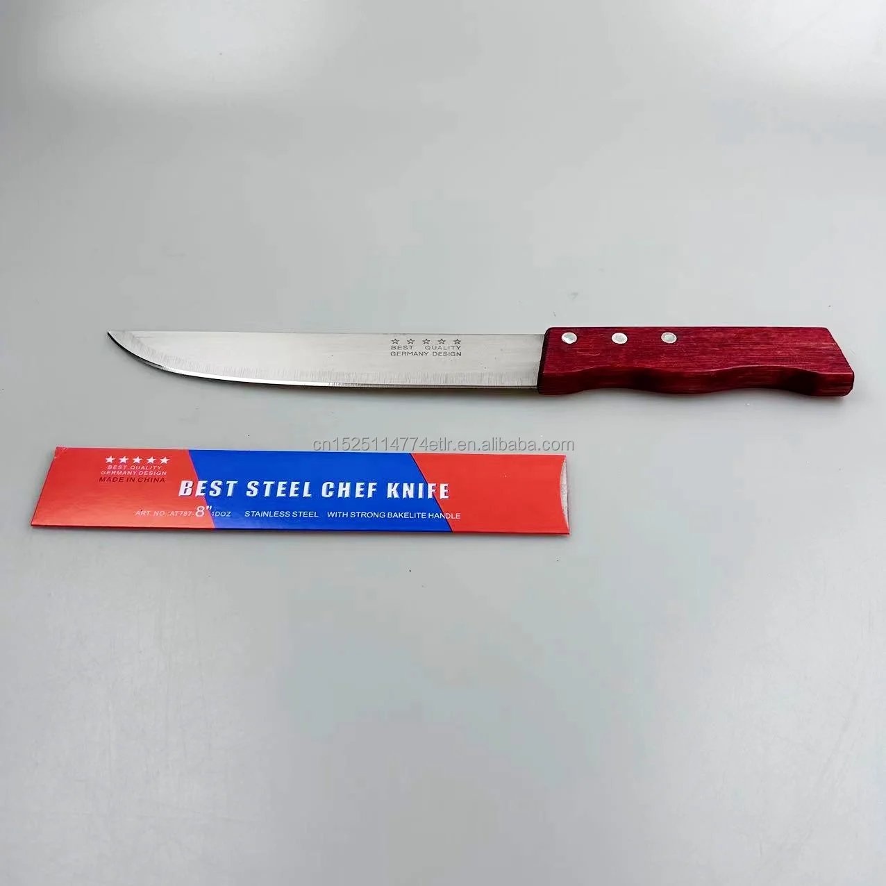 Eco-friendly Mahogany Handle Knives - Popular in Arab World