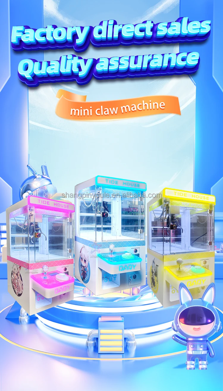 FUNGAME Small Toy Crane Machine - Mini Claw Game