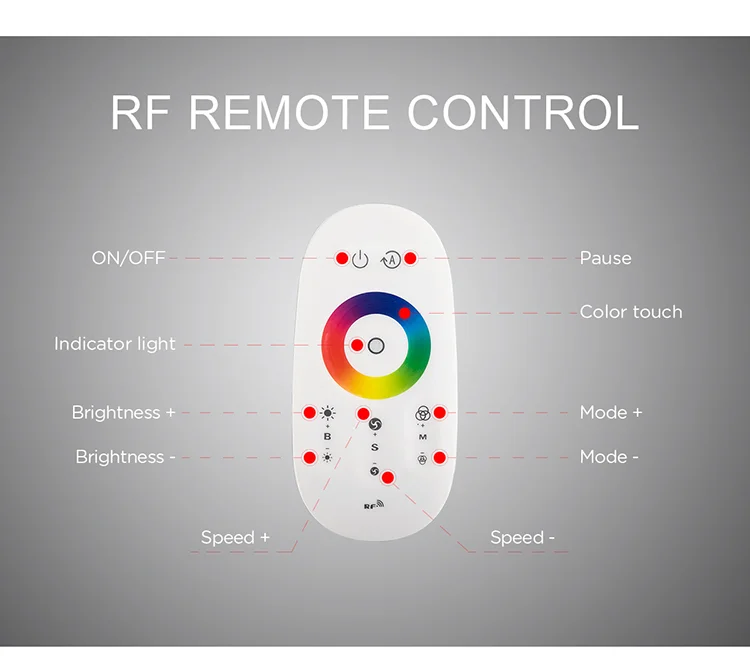 Unique Tripod Vibe Stand Shelves Vertical Color Change Remote Control ...