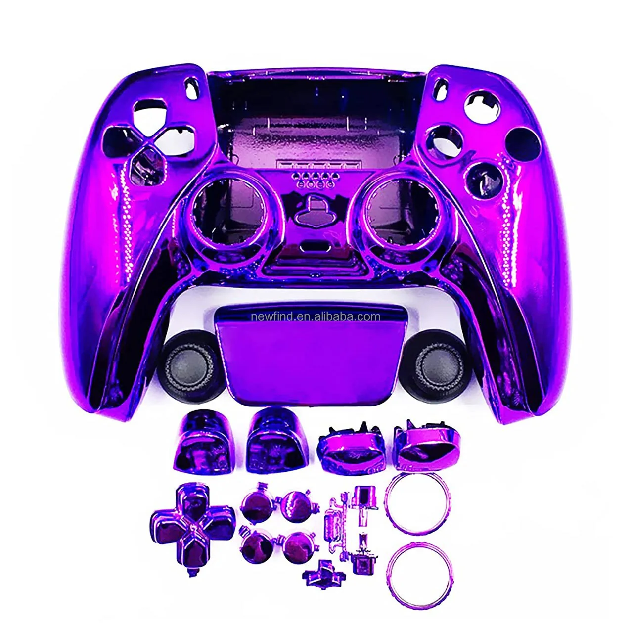 High Quality Full Set Custom Uv Electroplated Ps5 Controller Shell ...