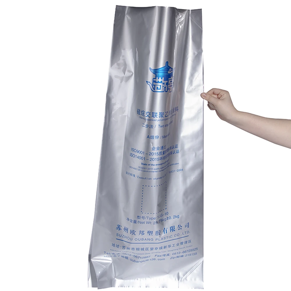 Aluminum Foil Heavy Duty Industrial Bag For 25kg Engineering Polymers ...