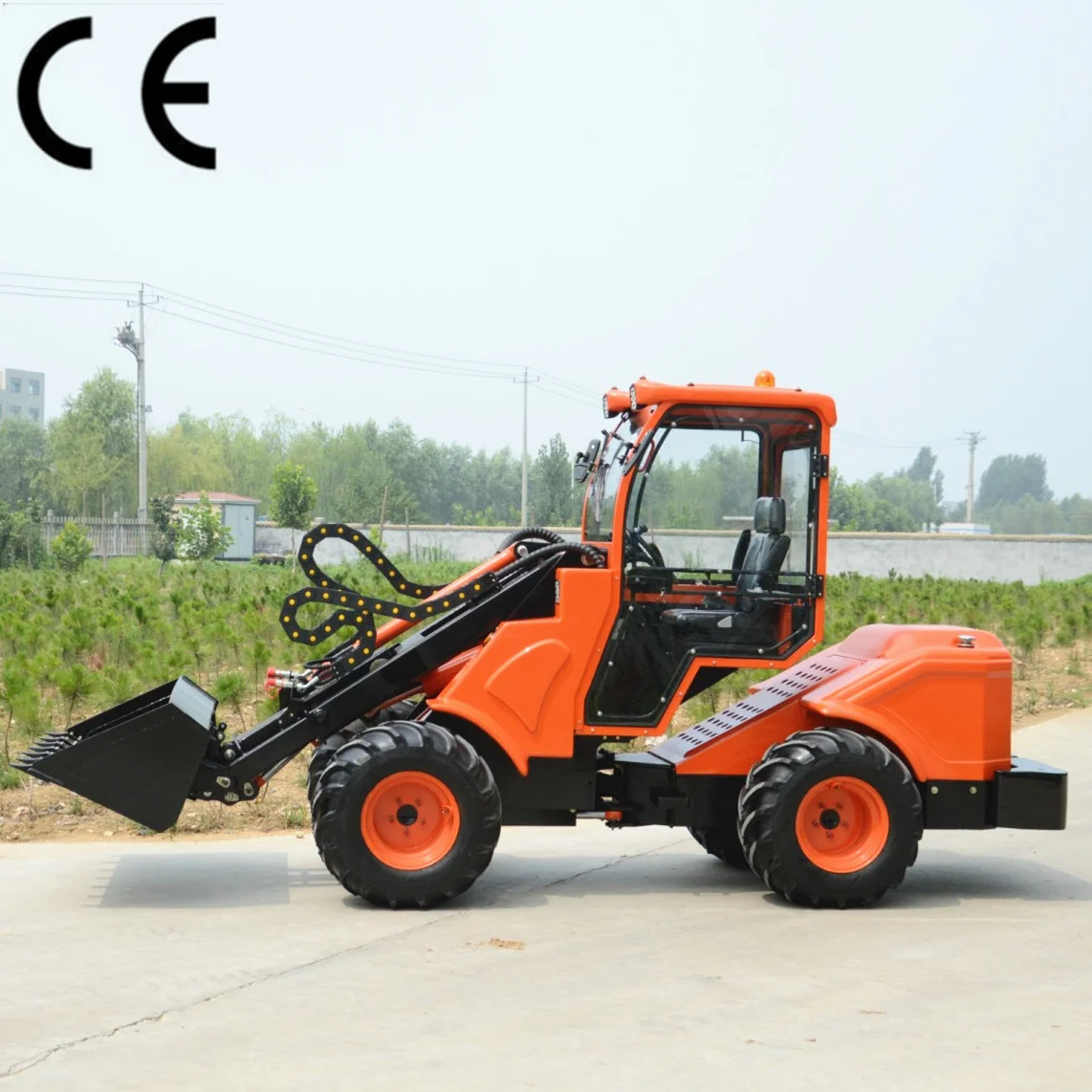 Telehandler Loader Wheel Front End Loader 4x4 Small Telescopic Frontal ...