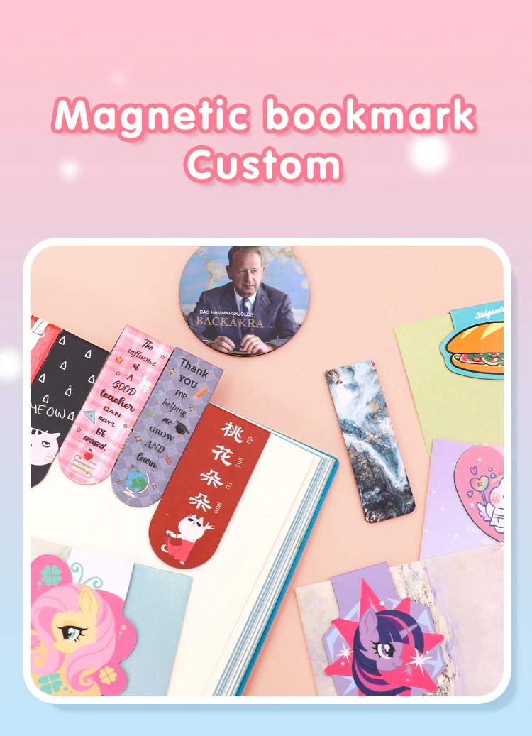 Customized Wholesale Magnet Bookmarks - Promotional Gifts