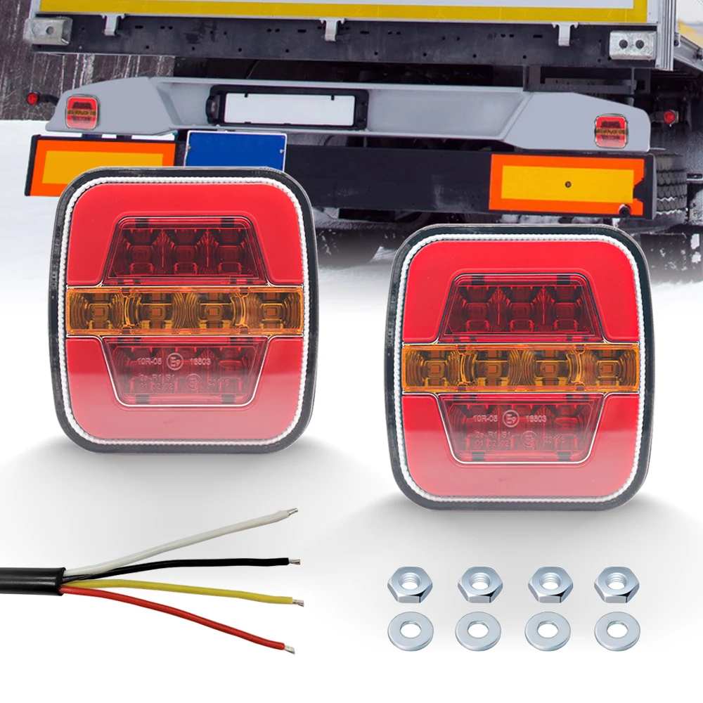 Monirf 10-30v Led Truck Tail Light Led Trailer Tail Light With Brake ...