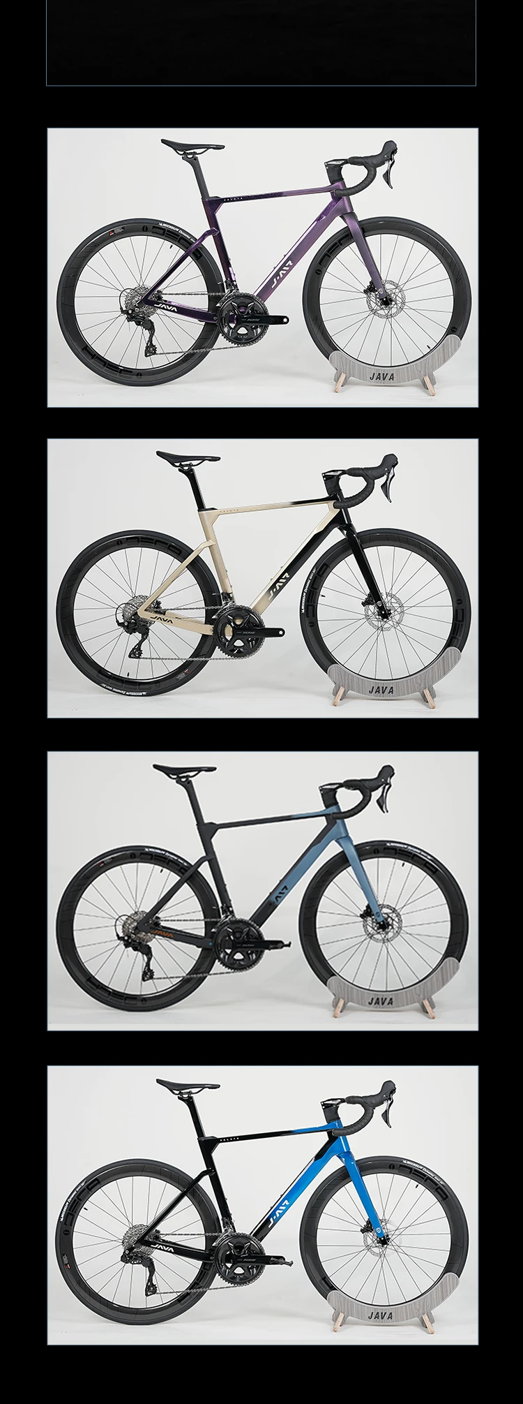 JAVA VOLATA 24 Speed Carbon Road Bike - Racing & Disc Brakes