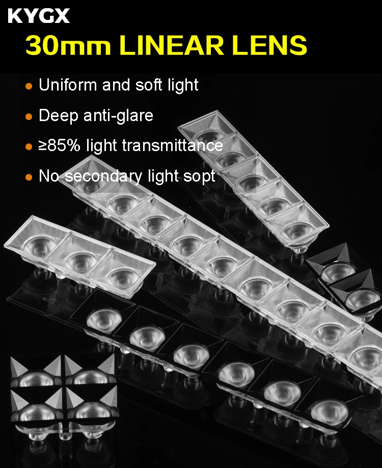 Linear Lens For Linear Led Pendant Light Suspended Tube Light Square ...