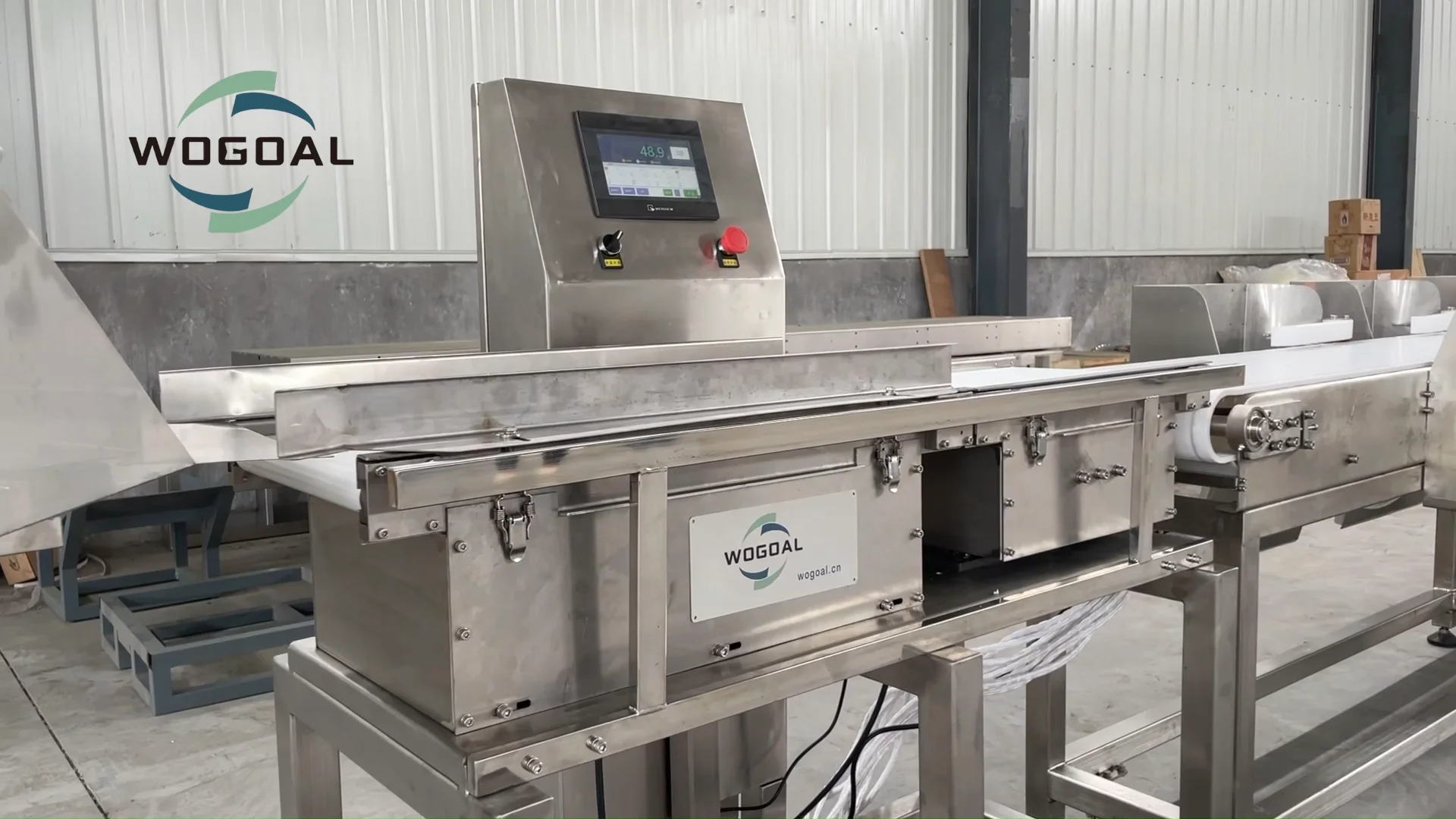 Industrial Weight Sorter Grade Sorting Checker Machine For Chicken Fish ...