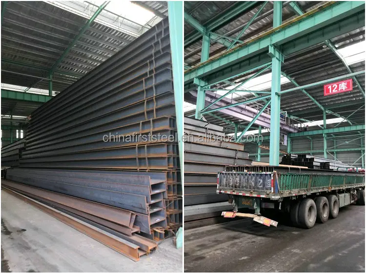 S235jr St37 Ss400 Astm A36 300*300mm H Iron H Beam Welding Steel Production Line - Buy H Iron ...