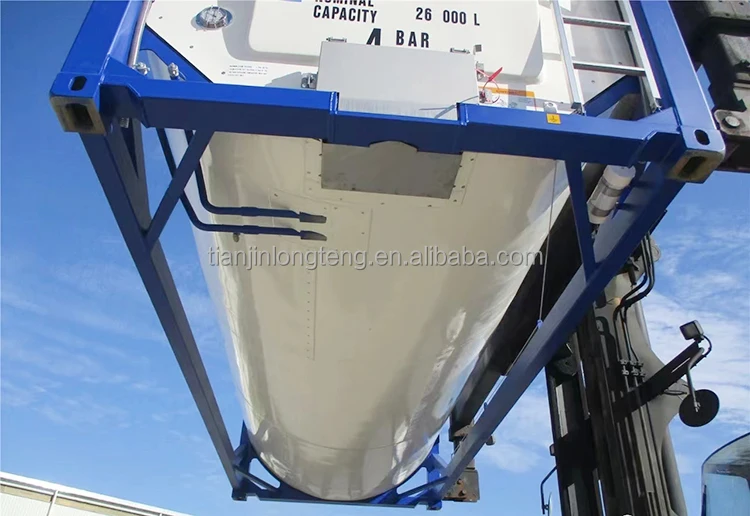 20ft ISO Tank Container - 26000 Liters SUS 316L T11 UN Portable with ...