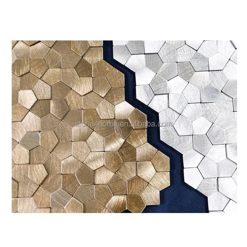 Aluminium Fish Scale Metal Mosaic Tile for Kitchen Backsplash
