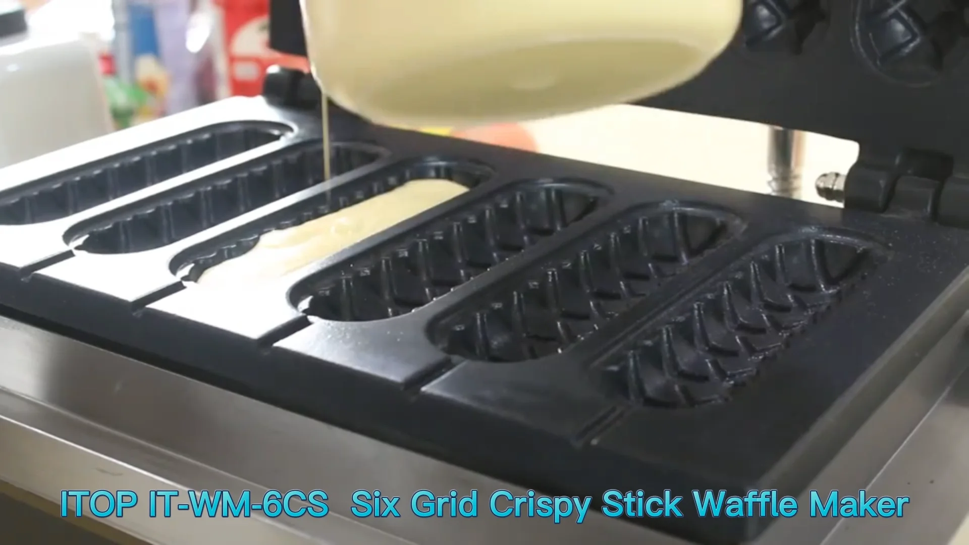 Milk Crisp Stick Shapes Waffle Maker Population Bubble Honeycomb Manjoo ...