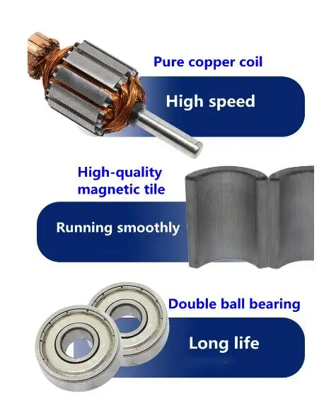 Dc 12v 3500rpm Or 24v 7000rpm High Speed 3420 Dc Motor 30w Speed ...