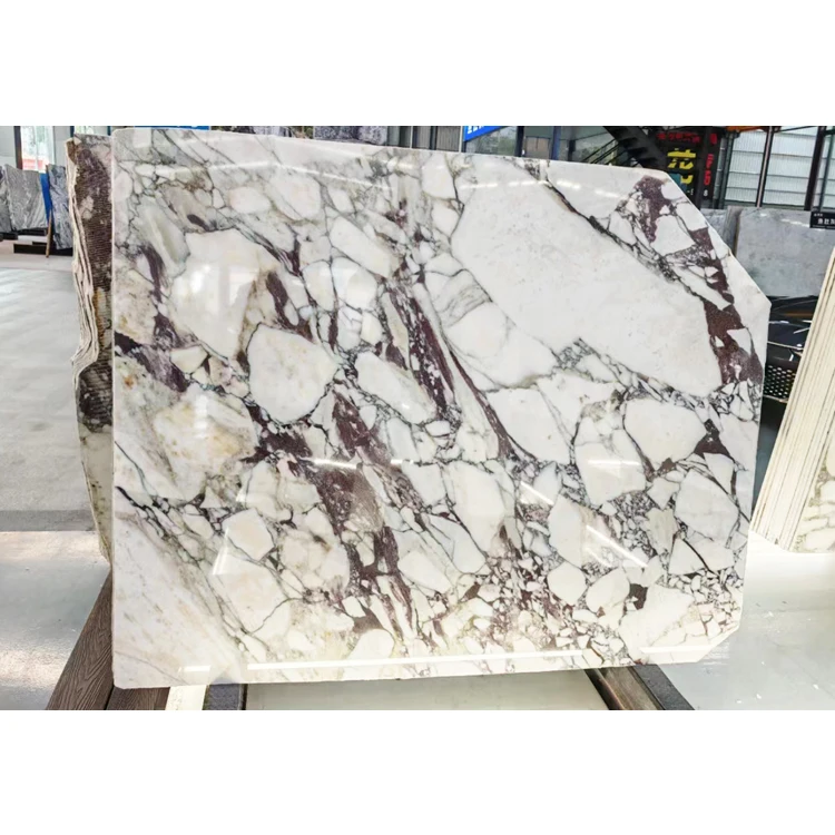 Calacatta Viola Marble Slab - Luxury Kitchen Countertop